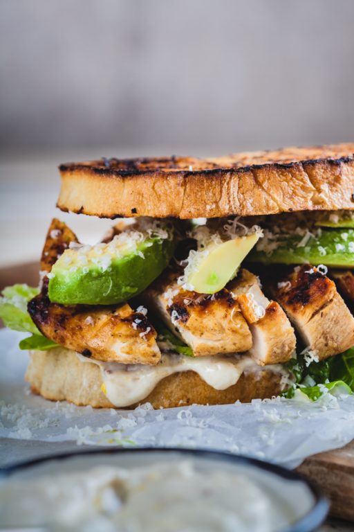 Chicken Caesar sandwich - Simply Delicious