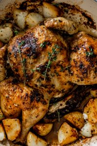 Easy lemon herb roast chicken - Simply Delicious