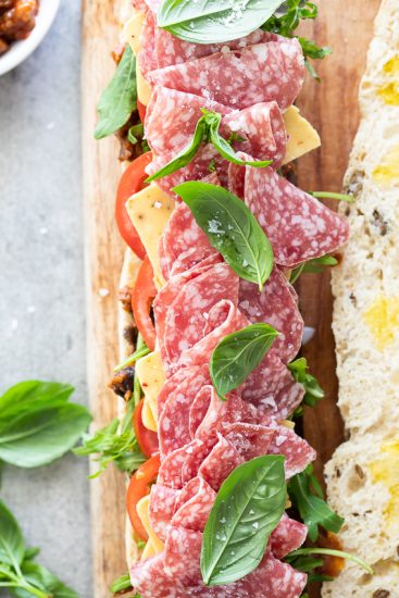 Easy salami sandwich - Simply Delicious