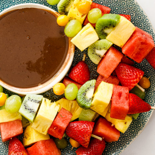 Easy Fresh Fruit Skewers - Simply Delicious