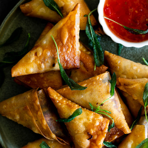 Leftover Turkey Samosas - Simply Delicious