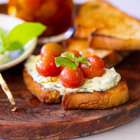 Marinated Tomatoes with Whipped Ricotta - Simply Delicious