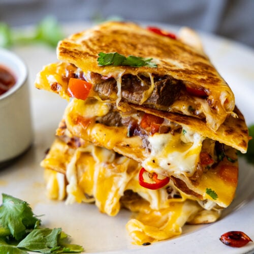 Steak Quesadillas - Simply Delicious