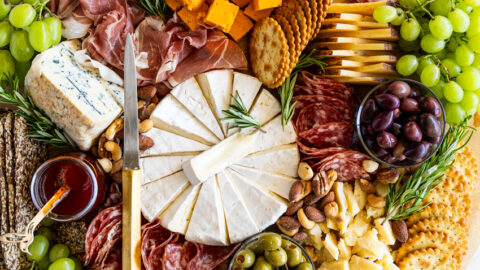 Salami and cheese platter store