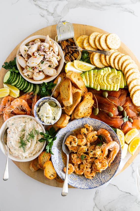 Easy Seafood Board - Simply Delicious