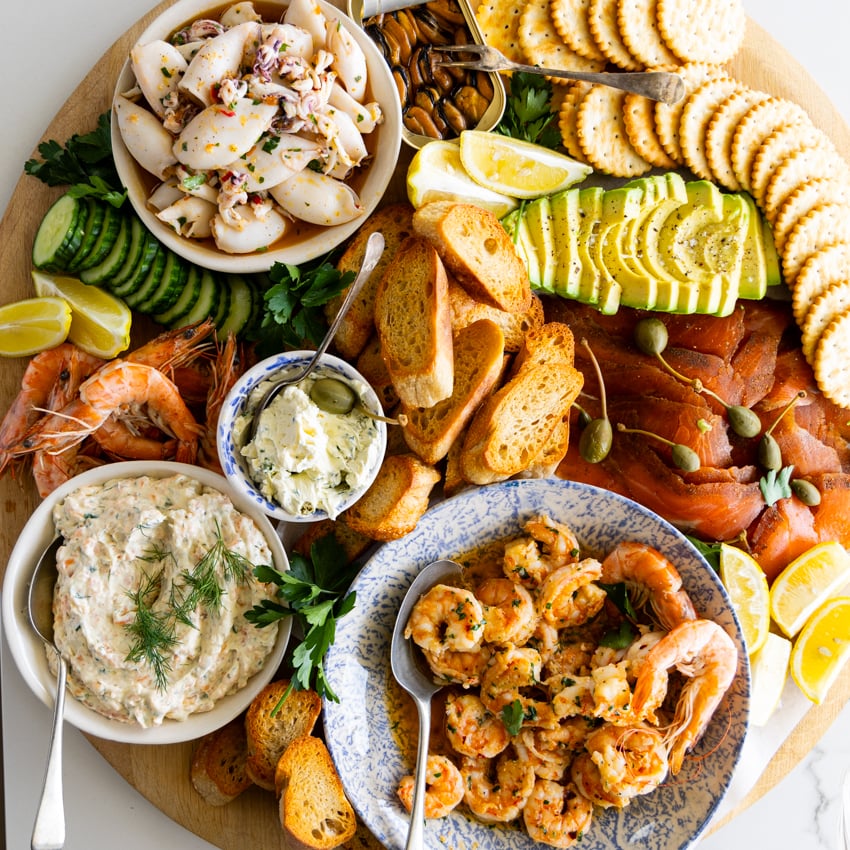 Easy Seafood Board - Simply Delicious