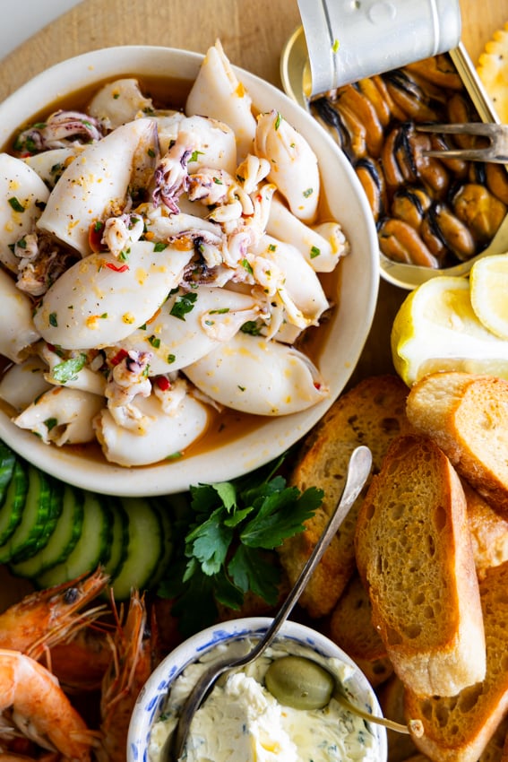 Easy Seafood Board - Simply Delicious