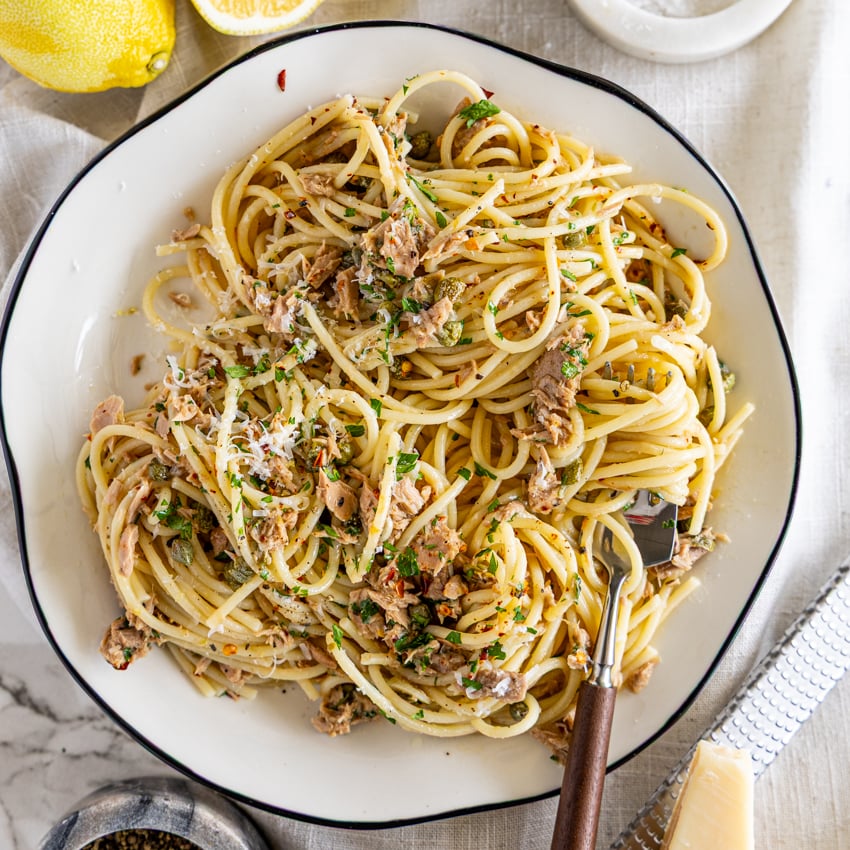 The Easiest Tuna Pasta Recipe - Simply Delicious